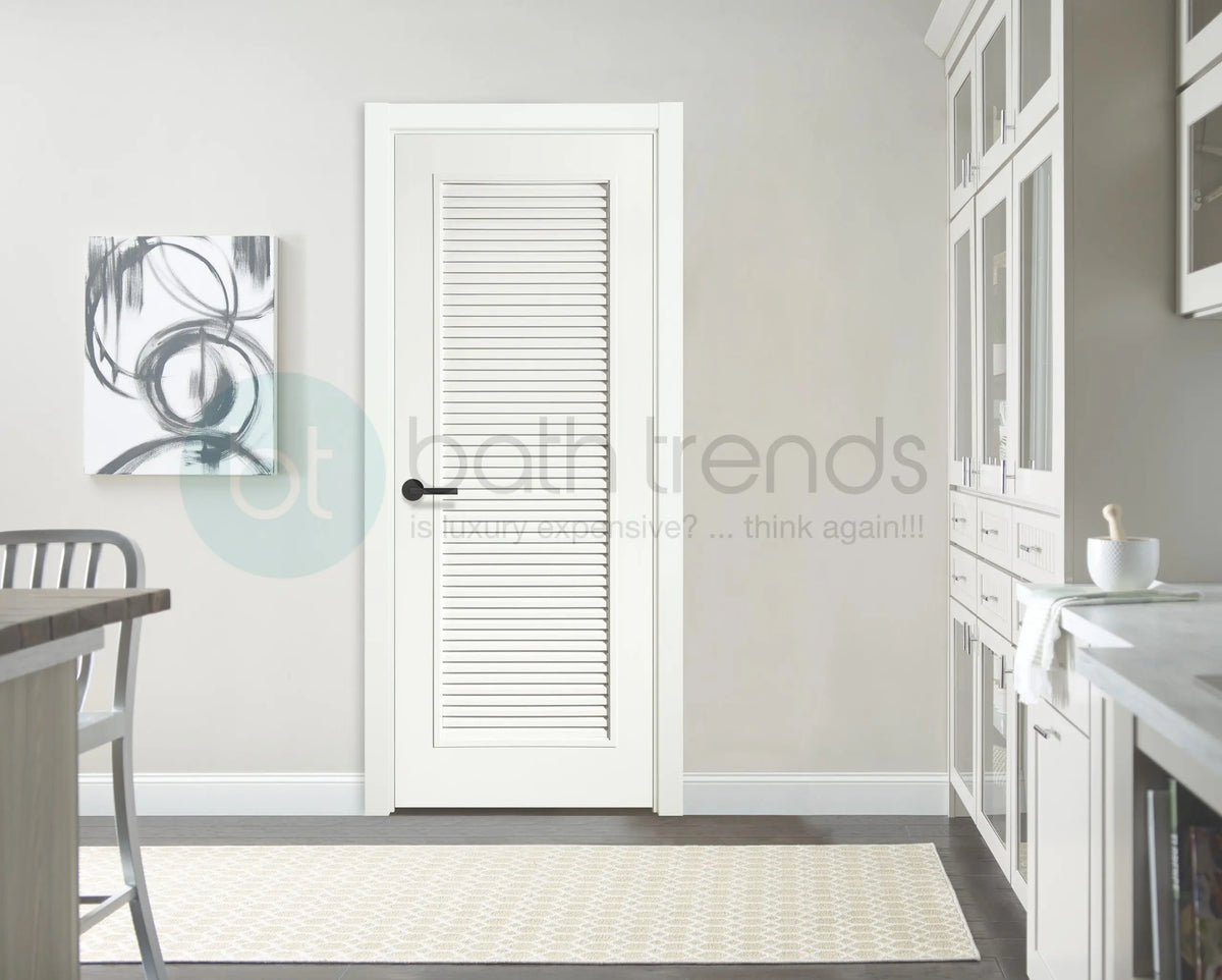 Contemporary MOONWHITE AC Interior Door 32 x 80 – Bath Trends USA